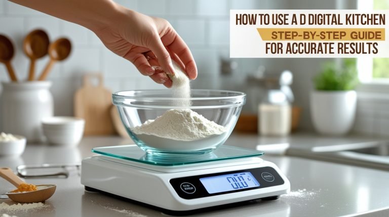 How to Use a Digital Kitchen Scale Correctly: Step-by-Step Guide
